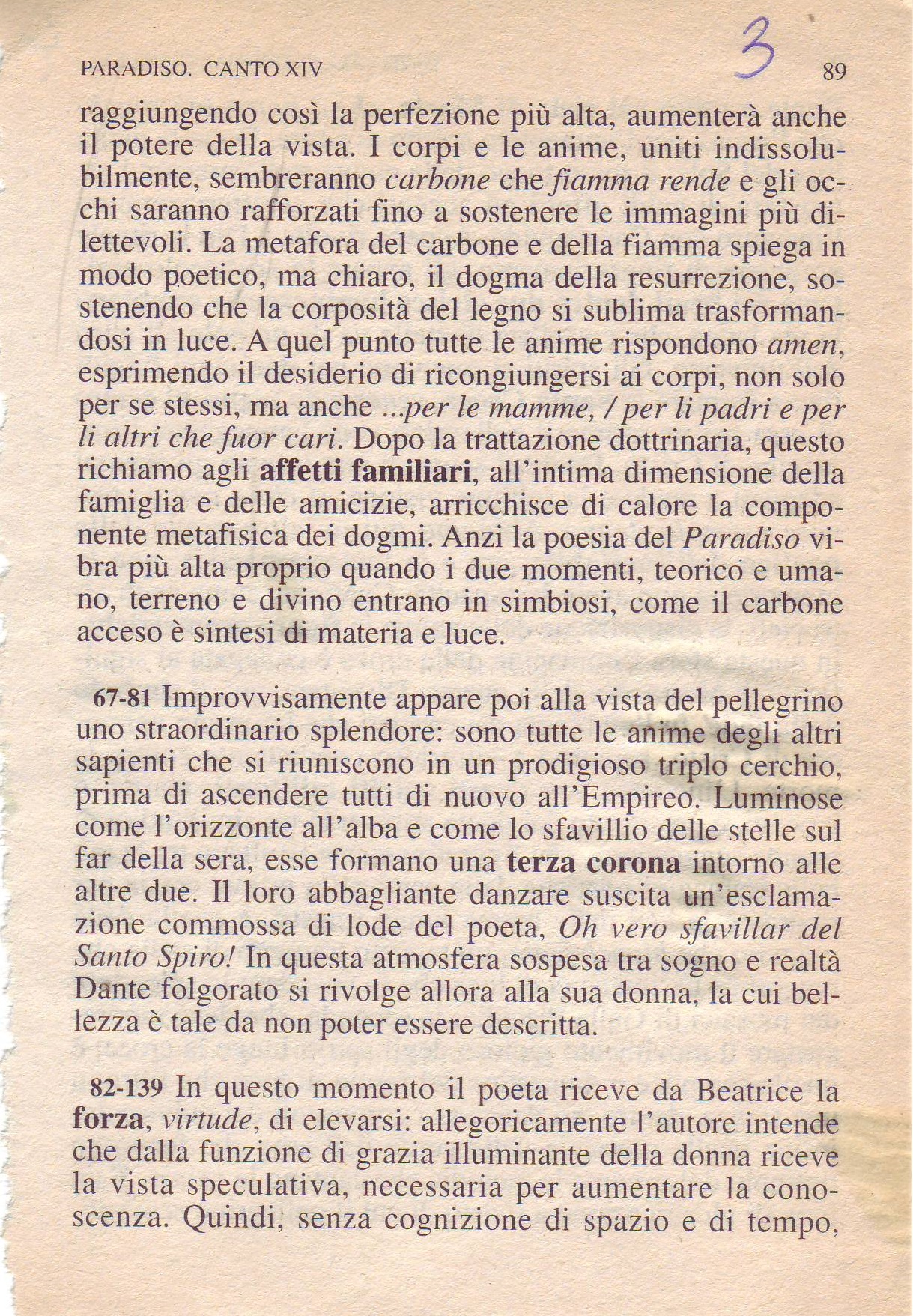 DIVINA COMMEDIA CANTO XIV